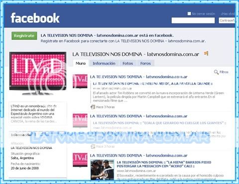 BUSCANOS EN FACEBOOK | probandolv88arg